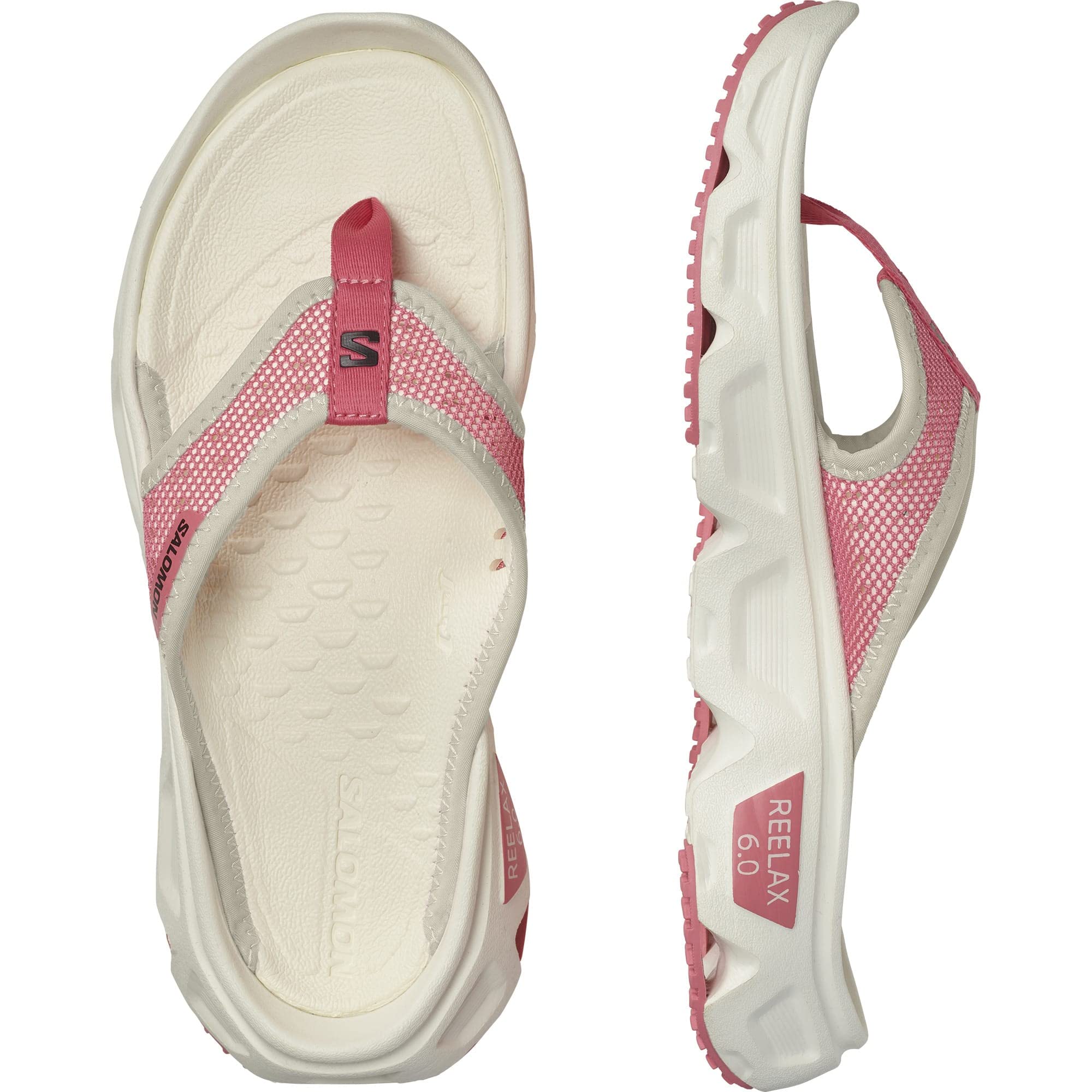 SALOMON Women's Walking Loafer, Tea Rose Vanilla Ice Tea Rose, 8.5