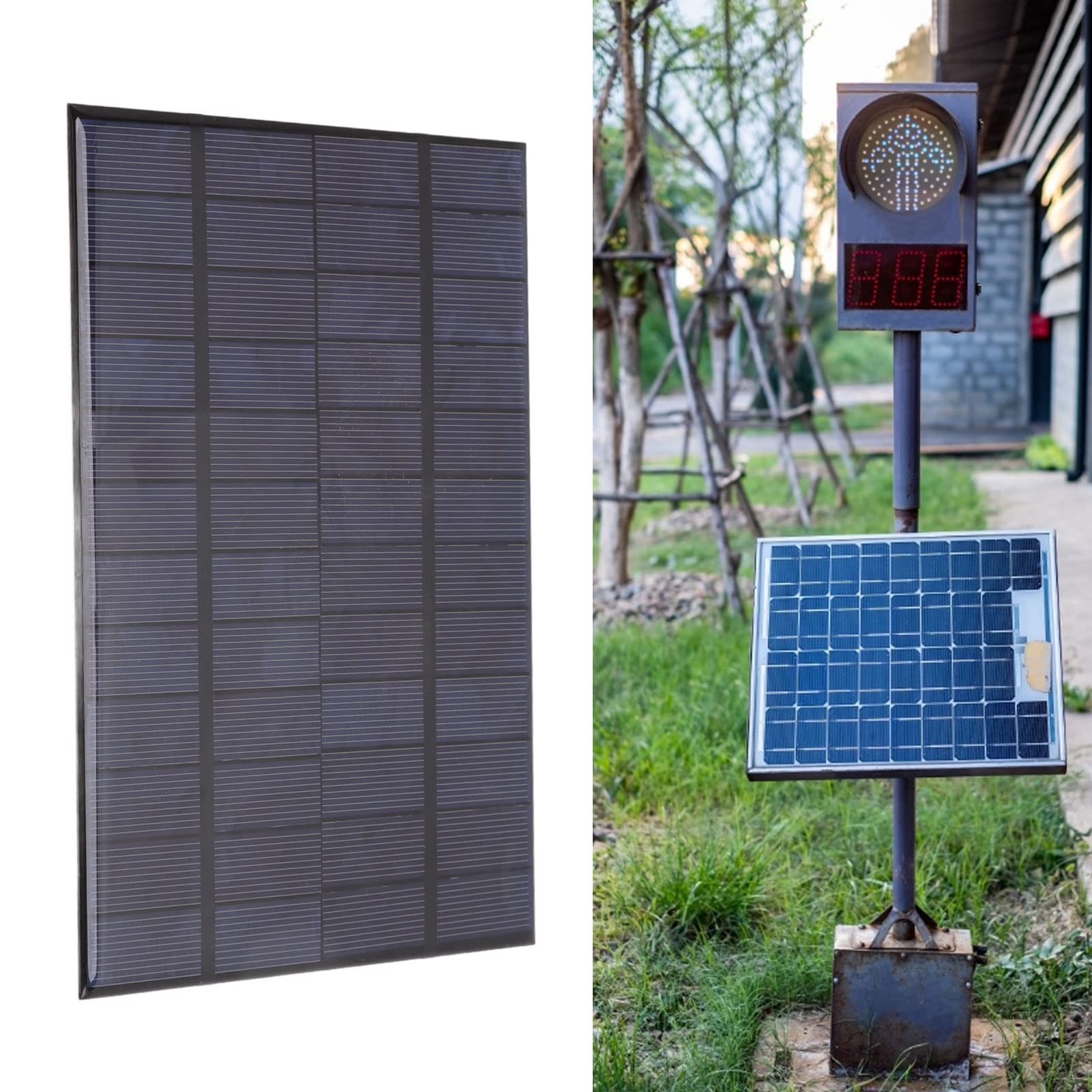 12V 4.2W Mini Solar Panel Portable DIY Solar Panel, Cell Battery Charger Panel DIY Solar Panel Module for Cellphone