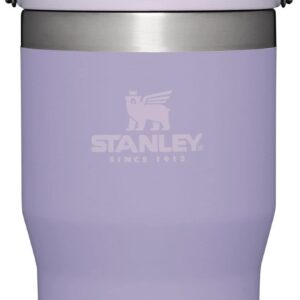 Stanley IceFlow Stainless Steel Tumbler - Vacuum Insulated Water Bottle for Home, Office or Car - Reusable Cup with Straw Leak Resistant Flip - Cold for 12 Hours or Iced for 2 Days (Lavender) , 20oz