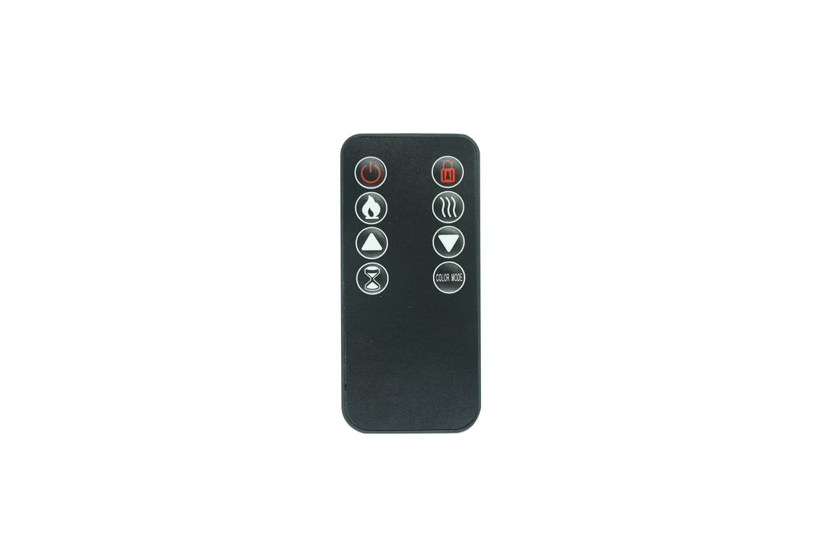 HCDZ Replacement Remote Control for Homedex HDX-14001 HDX14063 COZE42 COZE52 36" 50" Recessed Mounted Electric Fireplace 3D Electric Fireplace Heater