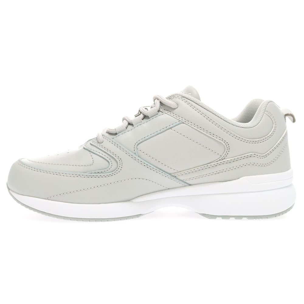 Propét Women's LifeWalker Sport Sneakers, Light Grey, 8 Narrow US