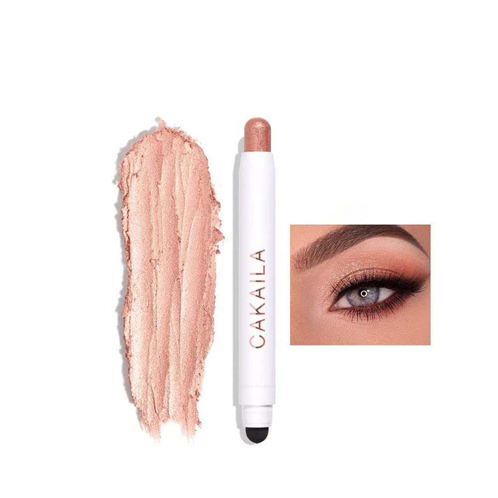 Timipoo Cream eye shadow stick, eye shadow pen, matte and shimmer eye makeup stick, long-lasting waterproof eye shadow fluorescent stick makeup (12#)