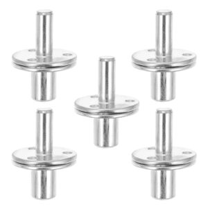 villcase 5 sets bed three hole nut sofa feet nut docking kit bed column screw nut lock connector for bed column furniture parts bed column screws kit bedpost connect screw kit iron splint