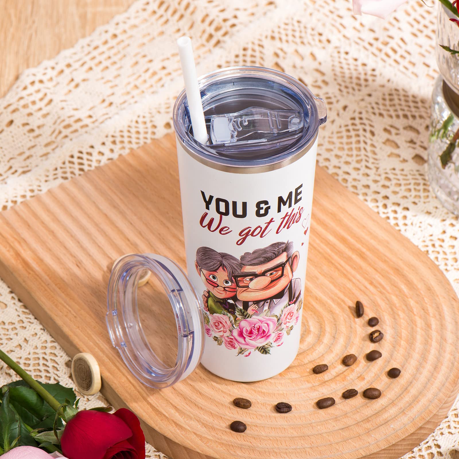 Koyatti Gift for Wife- Valentine's Day Gifts To My Wife Gifts Christmas Gifts for Wife Birthday Presents for Women I Love You Gifts for Her from Husband- 22oz Stainless Steel Tumbler