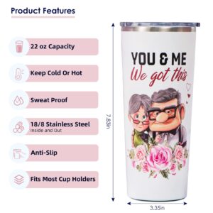 Koyatti Gift for Wife- Valentine's Day Gifts To My Wife Gifts Christmas Gifts for Wife Birthday Presents for Women I Love You Gifts for Her from Husband- 22oz Stainless Steel Tumbler