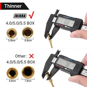 INJORA 7 PCS RC Hex Screw Driver Nut Driver & Phillips Screwdriver Tool Set, RC Car Repair Tool Kit, Allen Wrenches Sets, Socket Driver For 1/18 1/24 RC Mini Crawler Car SCX24 TRX4M FCX24