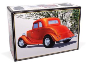 amt 1934 ford 5-window coupe street rod 1:25 scale model kit