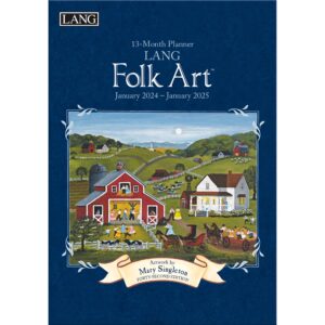 lang lang folk art™ 2024 monthly planner (24991012099)