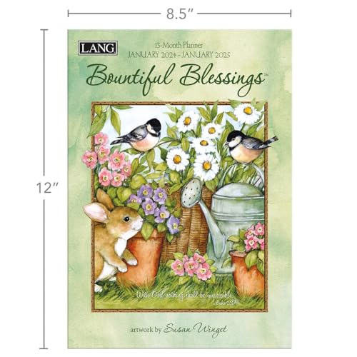 LANG Bountiful Blessings™ 2024 Monthly Planner (24991012096)