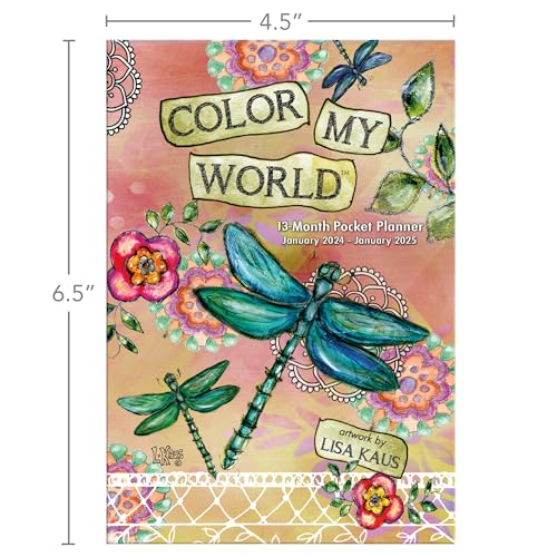 LANG Color My World 2024 Monthly Pocket Planner (24991003178)