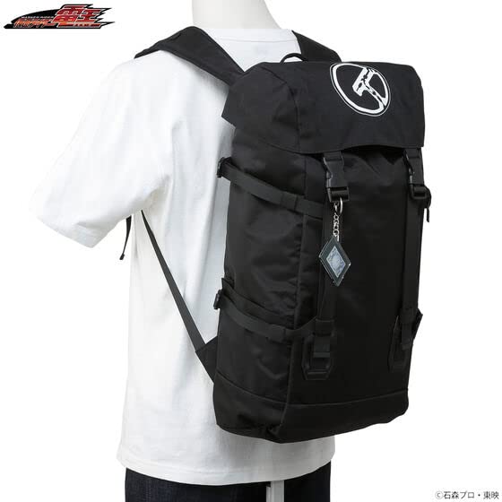 Kamen Rider Bandai Apparel Den-O Backpack with Charm, Bandai Apparel, Black