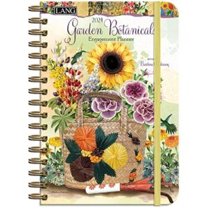 lang garden botanicals 2024 spiral engagement planner (24991011098)