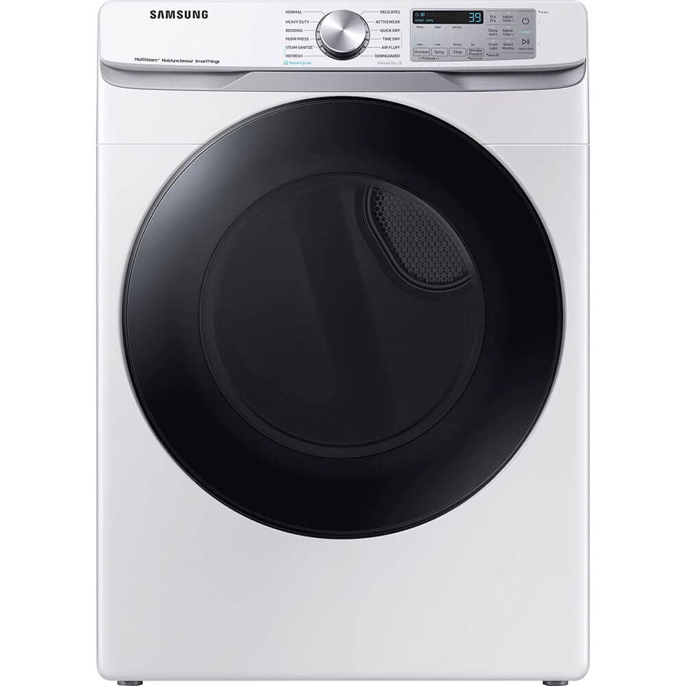 Samsung DVE45B6300W 7.5 Cu. Ft. White Smart Electric Dryer