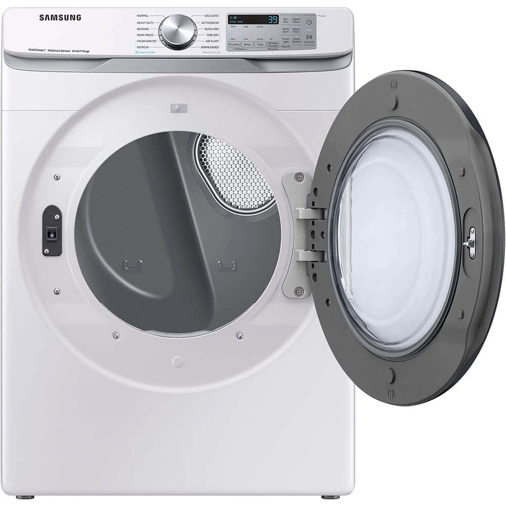 Samsung DVE45B6300W 7.5 Cu. Ft. White Smart Electric Dryer