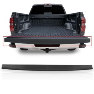 partzer tailgate molding cap top protector trim compatible with 2014-2018 chevrolet silverado gmc sierra 1500, 2015-2019 chevrolet silverado gmc sierra 2500hd 3500hd, replacement gm1904110 22763062