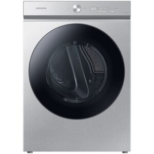 samsung dve53bb8700t 7.6 cu. ft. bespoke stainless steel ultra capacity smart electric dryer