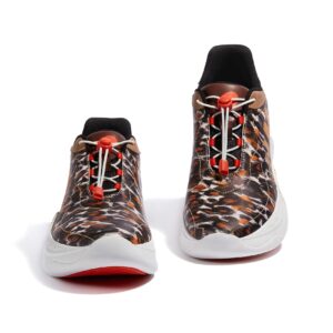 UIN Women's Chunky Fashion Sneakers Walking Casual Comfortable Art Painted Travel Dad Shoes Palma Ⅷ Wild Leopard (8.5)