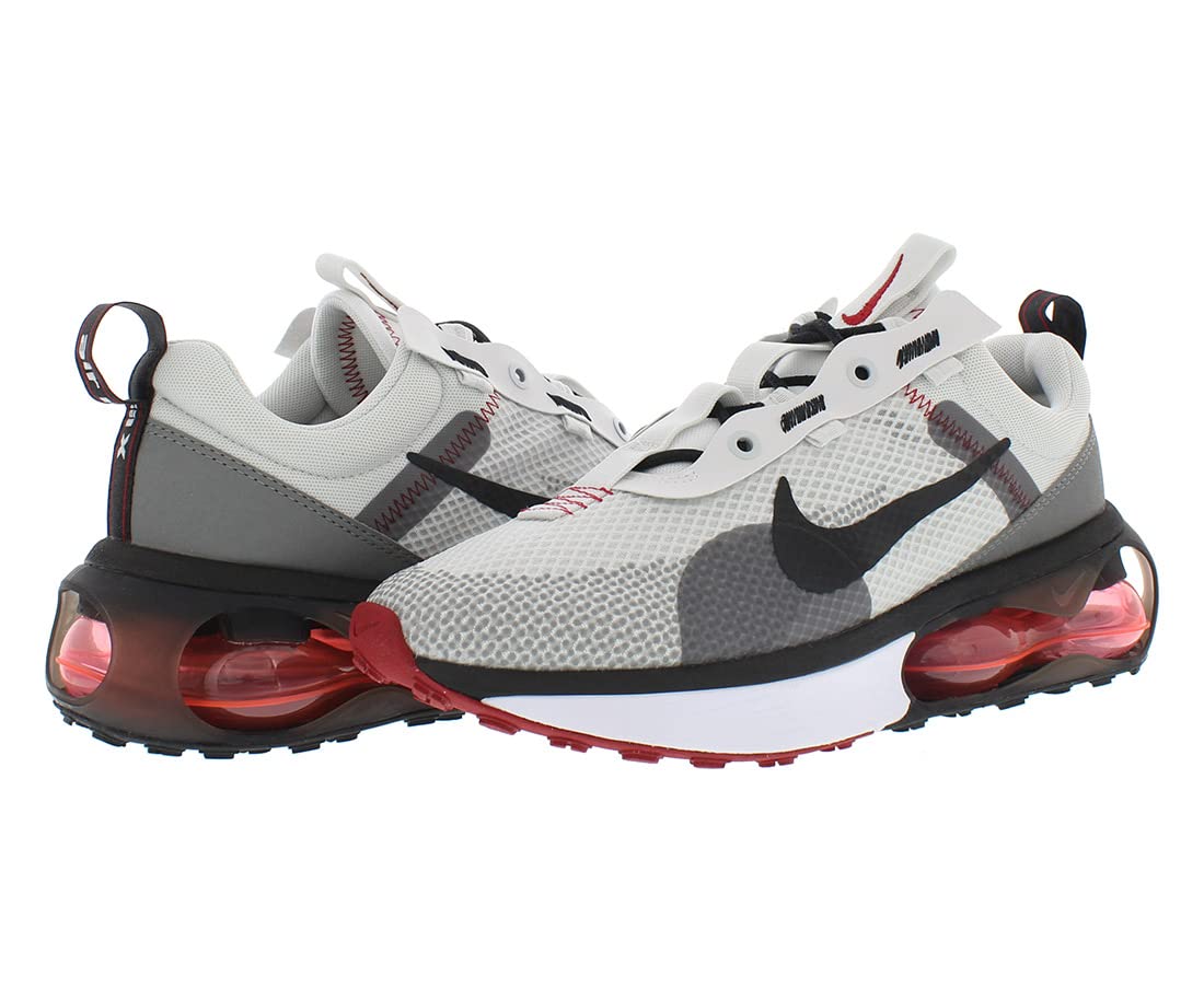 Nike womens Air Max 2021 Se Shoes, Photon Dust/Varsity Red/White/, 8.5