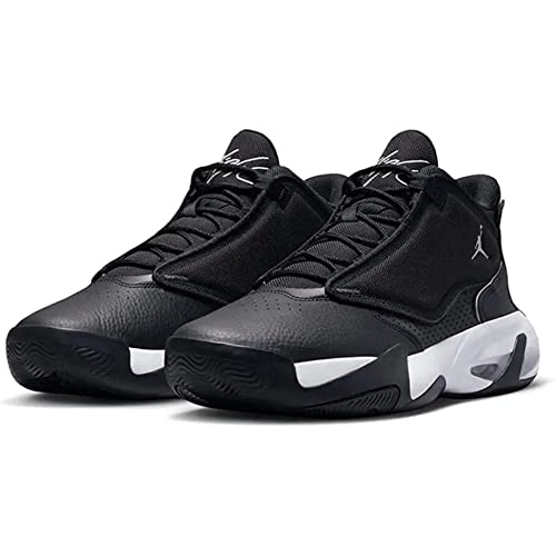 Men's Jordan Max Aura 4 Shoes Black Cat Black/Anthracite-Black (DN3687 001) (Black MET Silver White, us_Footwear_Size_System, Adult, Men, Numeric, Medium, Numeric_9)