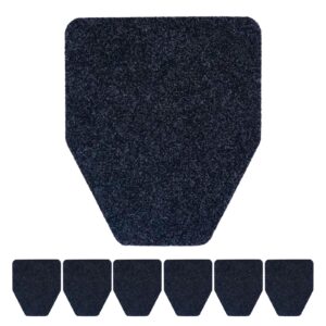 urinal mats commercial non slip splash mat floor urinal pads for men restroom office dark gray 6 pack for bathroom toilet bulk washable disposable large(17inch x20.5inch)