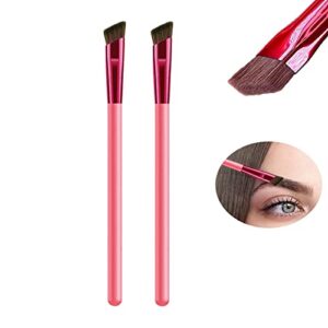 monirsen 2pcs anjoize eyebrow pen, home eyebrow care kit 4d laminated, anjoize eyebrow brush, 4d hair stroke brow stamp brush, eelhoe eyebrow brush, multi function ultra-thin makeup brush