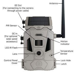 Bushnell CelluCORE 20 Solar Trail Camera, Low Glow Hunting Game Camera with Detachable Solar Panel with Bundle Options (Mount)