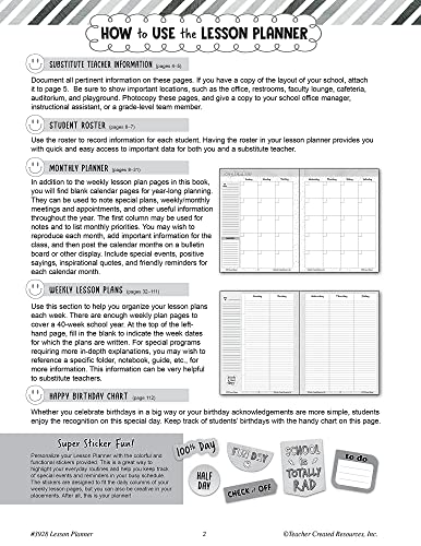 Teacher Created Resources Brights 4Ever Lesson Planner (TCR3928)