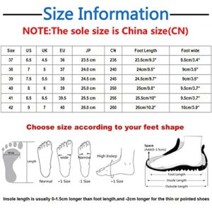 USYFAKGH Womens Slip On Shoes Walking Shoes Sock Sneakers - Mesh Slip On Air Cushion Lady Girls Modern Jazz Dance Easy Shoes Platform