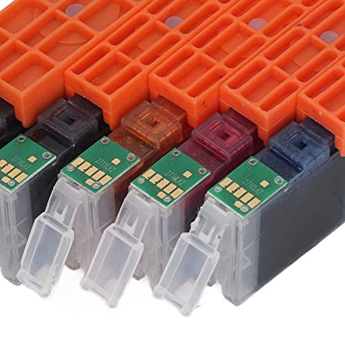 Hilitand Ink Cartridge 5 Color Printing Accessory Part Stable Printing Ink Cartridge for Printing Photos, Test Papers, Documents