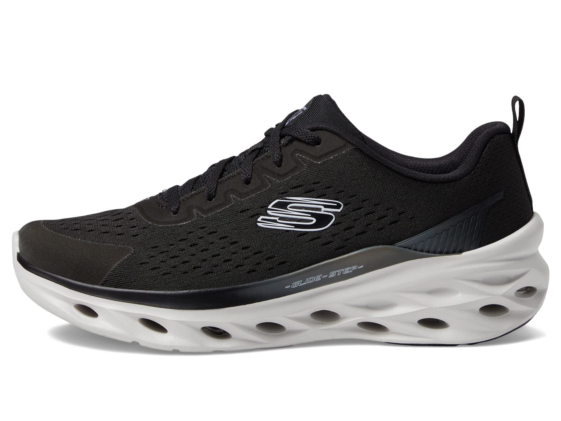 Skechers Glide Step Swift Black White 5.5 B (M)