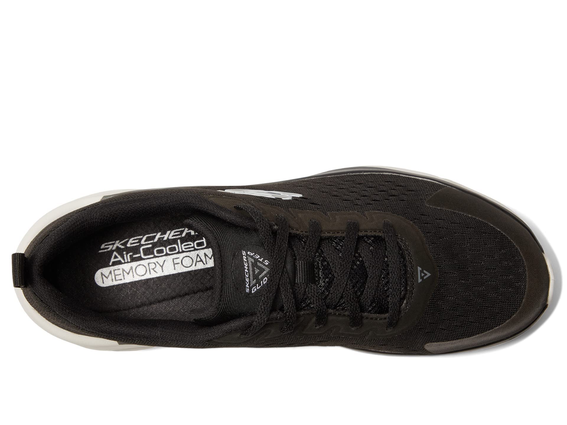 Skechers Glide Step Swift Black White 5.5 B (M)