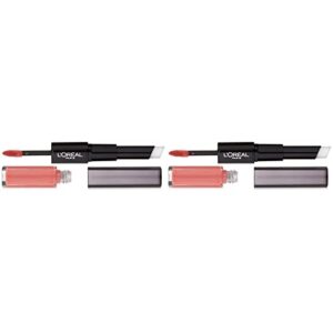 l'oréal paris infallible pro last 2 step lipstick, everlasting caramel, 1 fl. oz. (pack of 2)