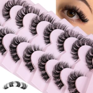 natural cluster lashes extensions wispy natural look false eyelashes individual lashes 3d strips eyelash extensions diy lashes 7 pairs multipack