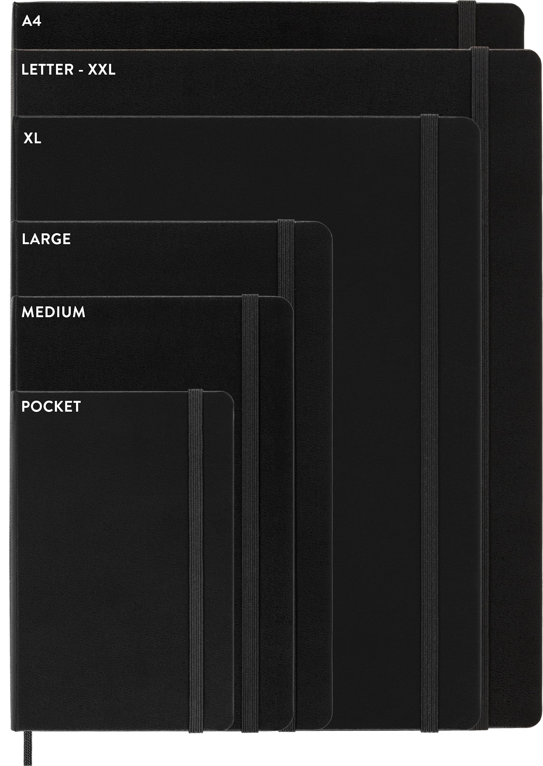 Moleskine 12 Month 2024 PRO Smart Weekly Vertical Planner, Hard Cover, XL (7.5" x 9.5") Black - Compatible with Moleskine Pen+ (Sold Separately)