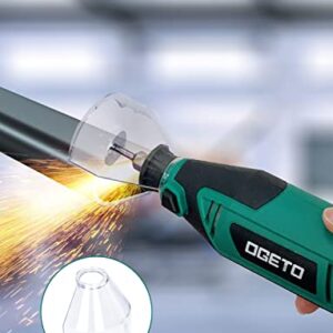 Ogeto Corded Power Rotary Tools with 6 Variable Speeds, 131 Accessories, Powerful Engraver, Polisher, and Sander, 5000-35000RPM Electric Drill Set for Handmade Projects and DIY Creations