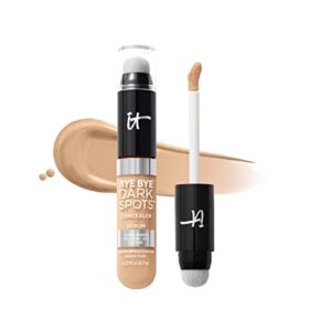 it cosmetics bye bye dark spots concealer with 2% niacinamide, hyaluronic acid & caffeine - medium coverage, natural finish - 22 light neutral, 0.22 fl. oz