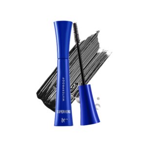 it cosmetics superhero volumizing waterproof mascara – 24hr wear – resists sweat & humidity – lash-loving biotin, peptides & pro-vitamin b5 – super black, 0.3 fl oz