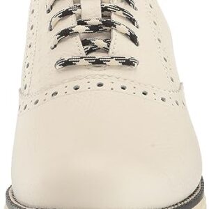 Cole Haan Women's Originalgrand Shortwing Golf Sneaker, Ivory/Black/Ivory, 8.5