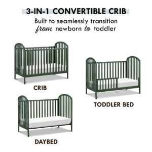 DaVinci Beau 3-in-1 Convertible Crib in Ebony, Greenguard Gold Certified