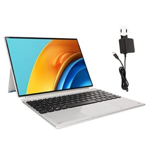 VINGVO 2 in 1 Touch Screen Laptop, 12GB RAM Stereo Speakers 12.3 Inch Tablet Laptop Type C Charging (12+512G US Plug)