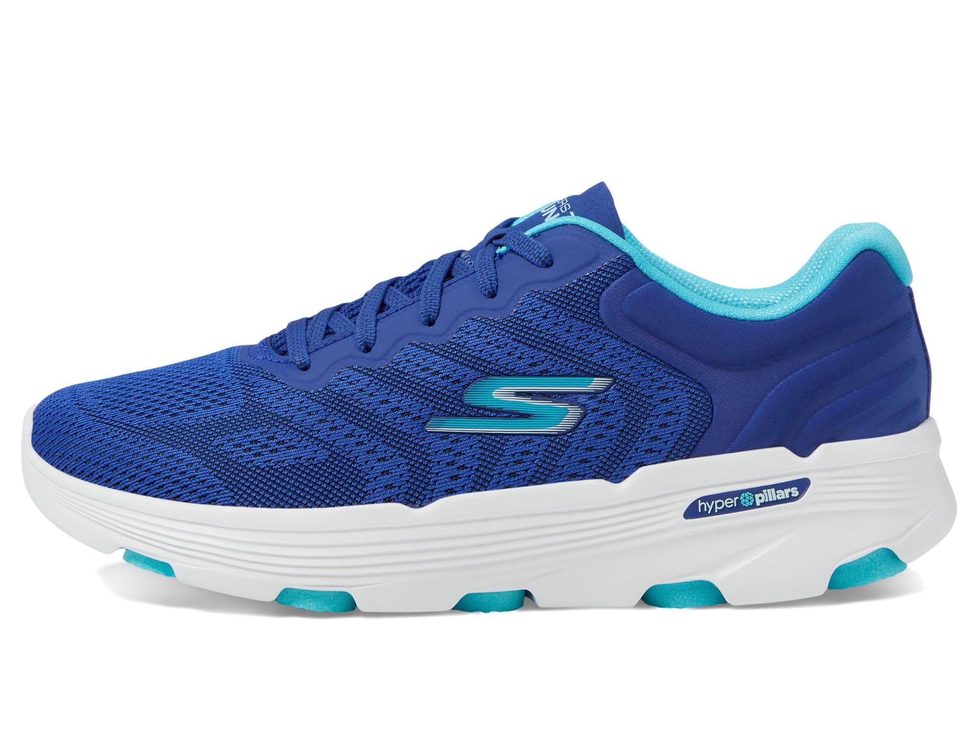 Skechers Women's GO Run 7.0-Driven Sneaker, Blue/Aqua, 10