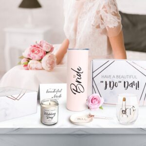 Bride To Be Gifts Box, Bridal Shower, Bachelorette Gifts For Bride, Engagement Gifts For Her, Wedding Gifts For Bride, Bachelor Party Gifts, Stainless Steel Tumbler Cup, Ring Finger Wine Glass