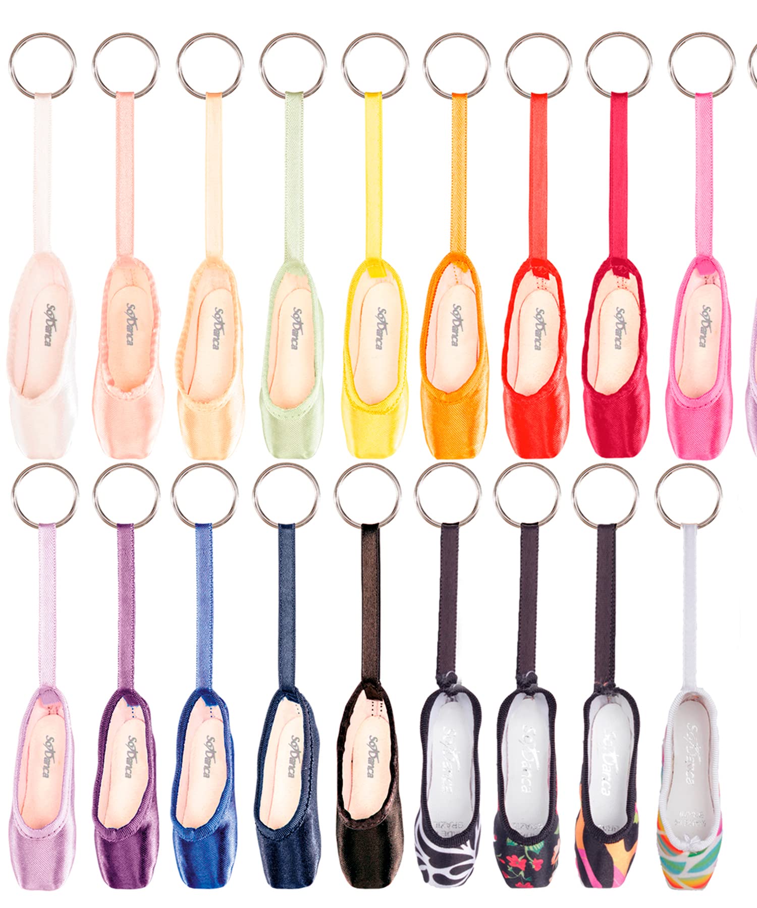 So Danca KC40 Mini Pointe Shoe Keychain (SD Pink)