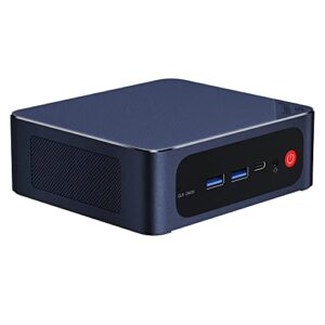 beelink sei12 mini pc with intel core i5-12450h(8c/12t), 16gb ddr4, 500gb nvme m.2 ssd, dual display 4k@60hz output, wifi 6, bluetooth 5.2 w-11 mini desktop computer