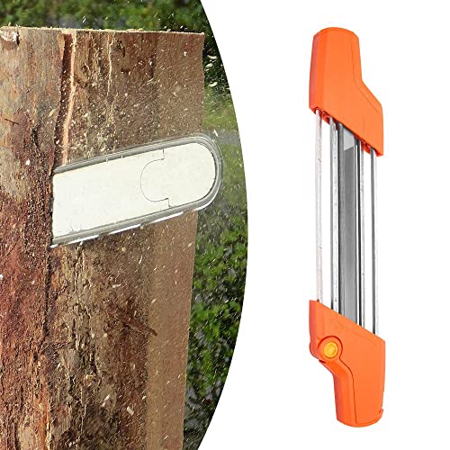 COSY GARDEN TOOLS 2 in 1 Chainsaw Sharpener for Stihl 325” Saw Chain - File Dia. 3/16 inch (4.8mm) - Easy File Chain Saw Blade Sharpener Tool Chain Saw Sharpening Kit