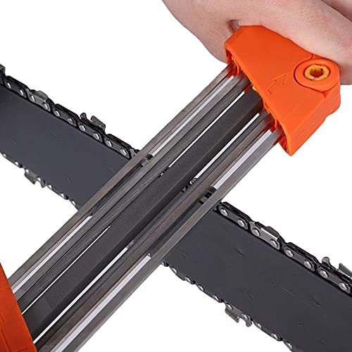 COSY GARDEN TOOLS 2 in 1 Chainsaw Sharpener for Stihl 325” Saw Chain - File Dia. 3/16 inch (4.8mm) - Easy File Chain Saw Blade Sharpener Tool Chain Saw Sharpening Kit