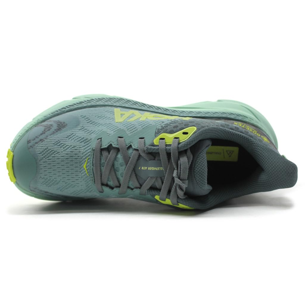 HOKA ONE ONE Womens Challenger ATR 7 GTX Textile Synthetic Trellis Balsam Green Trainers 7 US