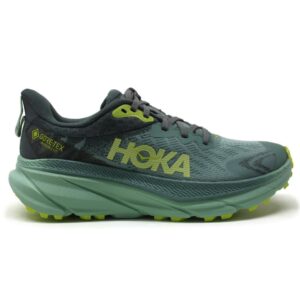 HOKA ONE ONE Womens Challenger ATR 7 GTX Textile Synthetic Trellis Balsam Green Trainers 7 US