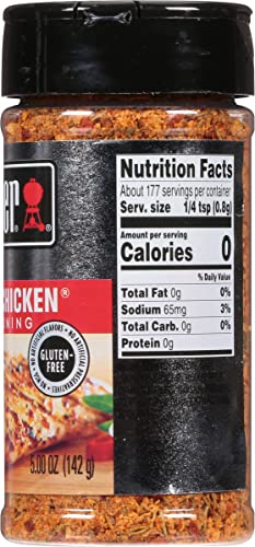 Weber Kick'n Chicken Seasoning, 5 Ounce Shaker