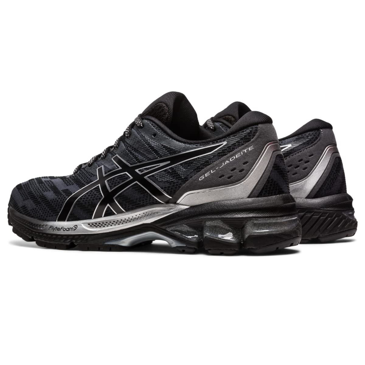 ASICS Women's Gel-Jadeite Running Shoes, 8.5, Black/Pure Silver